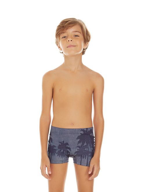 Sunga Infantil Boxer Coqueiro Indigo | Dal Costa - Dal Costa